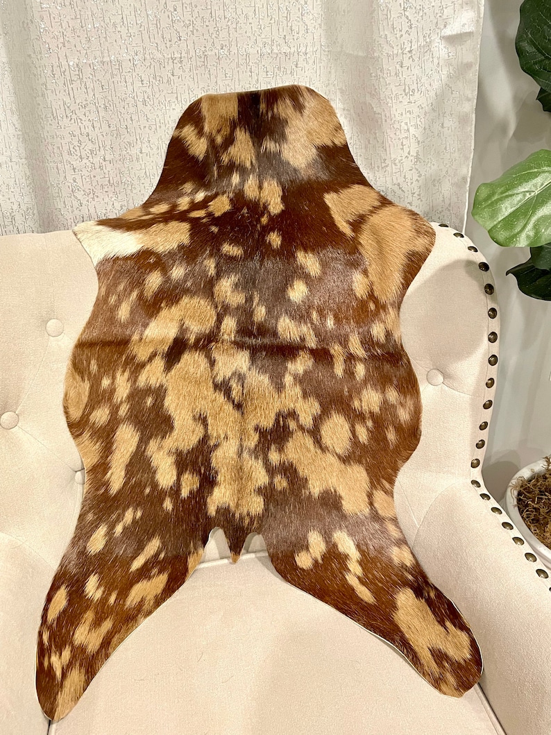 Genuine Hair on Goathide Rug Goat Hide - Etsy