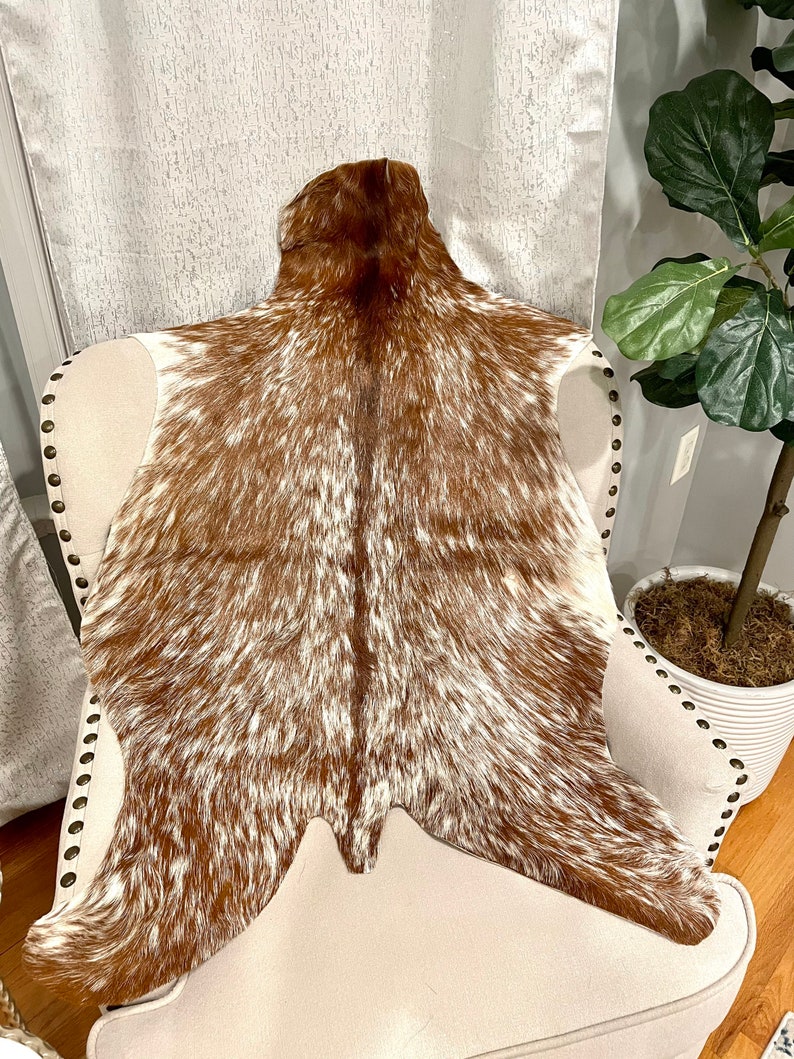 Genuine Hair on Goathide Rug Goat Hide - Etsy