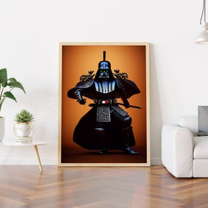 Darth Vader Samurai Style Samurai Vader Starwars Alternative - Etsy