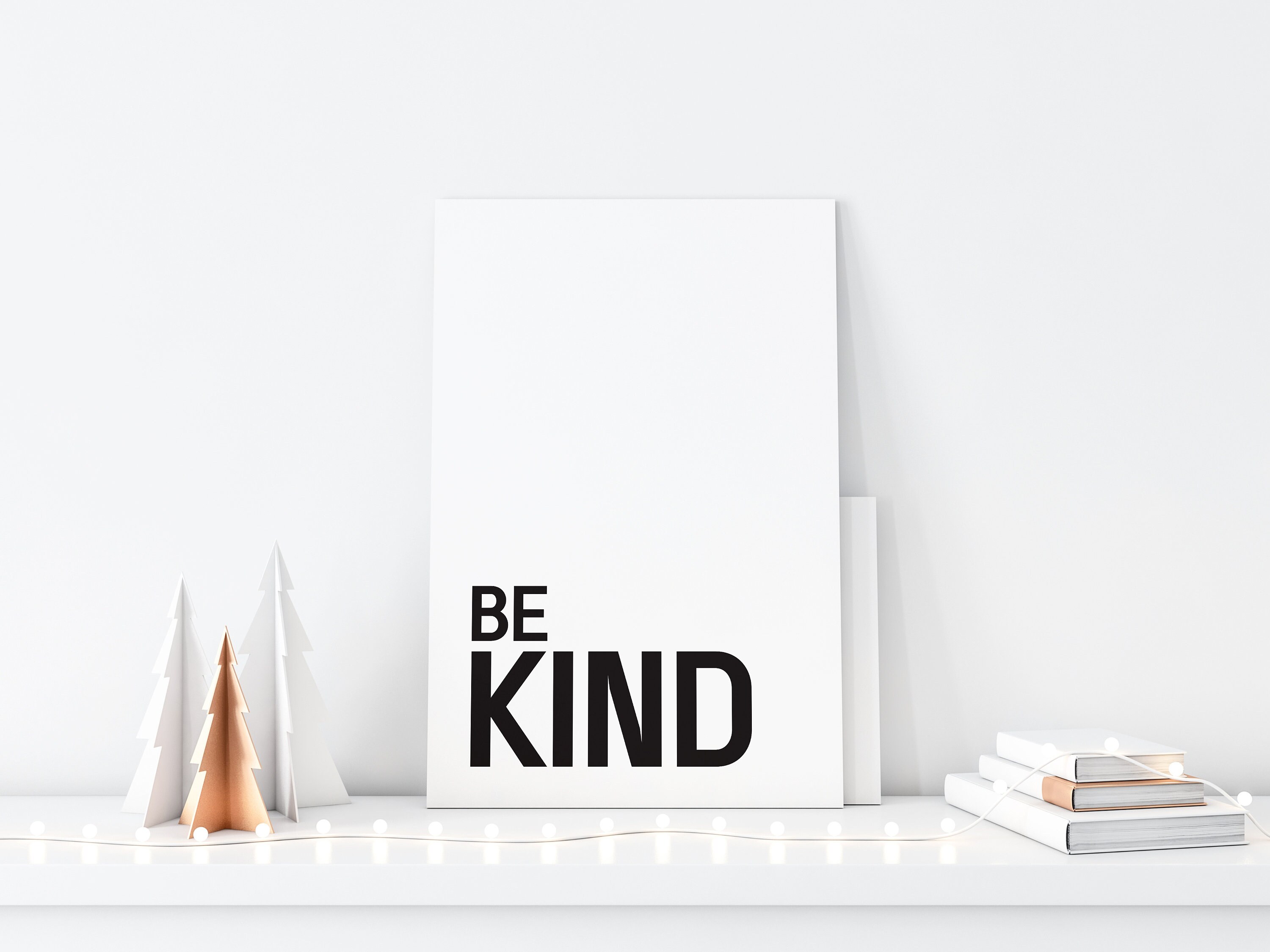 Be Kind Poster, Quote Poster, Inspirational Art, Motivational Poster ...