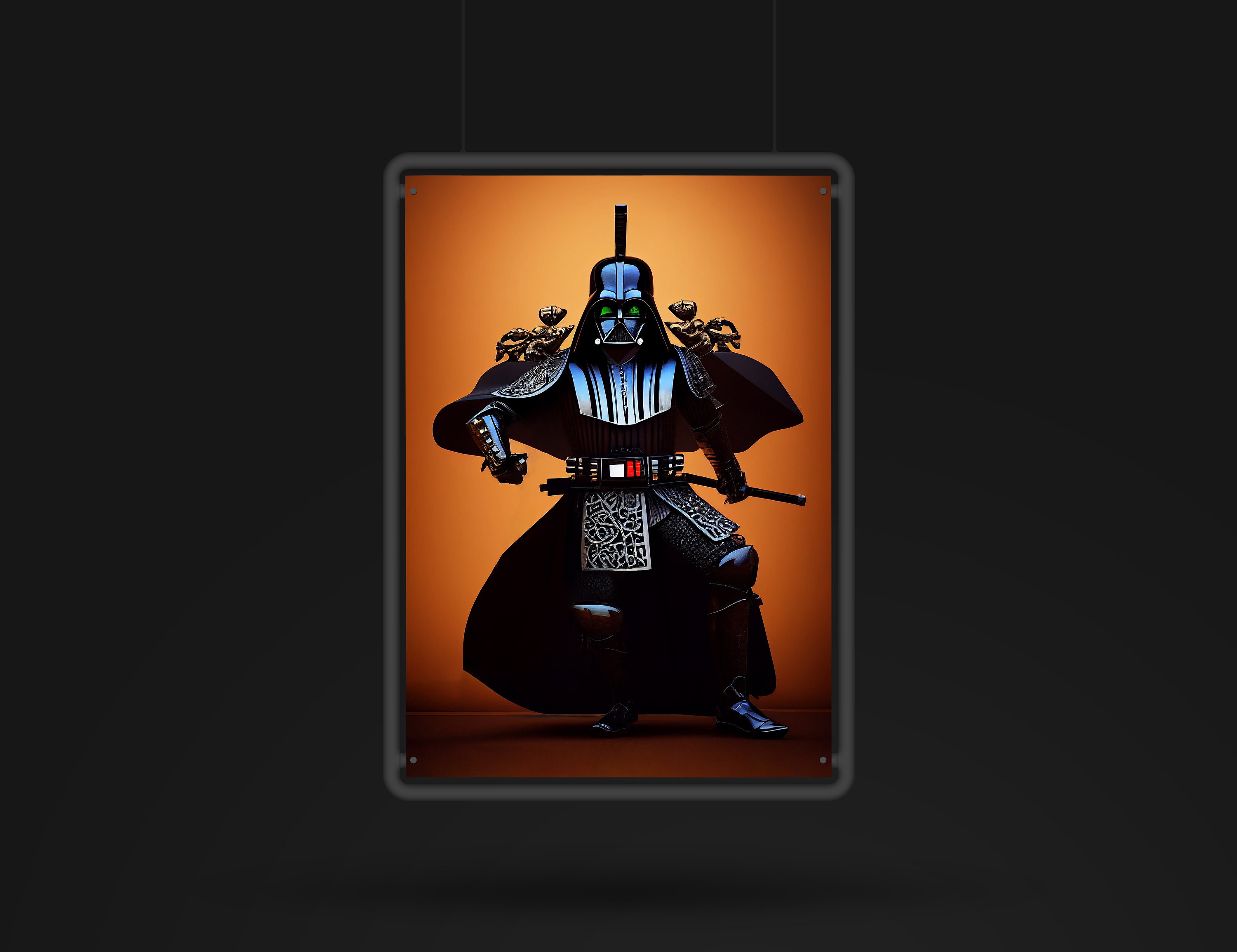 Darth Vader Samurai Style Samurai Vader Starwars Alternative - Etsy