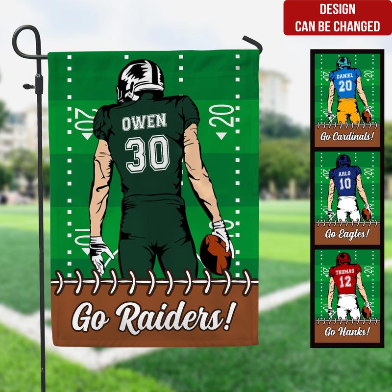 Football House Flags - Etsy