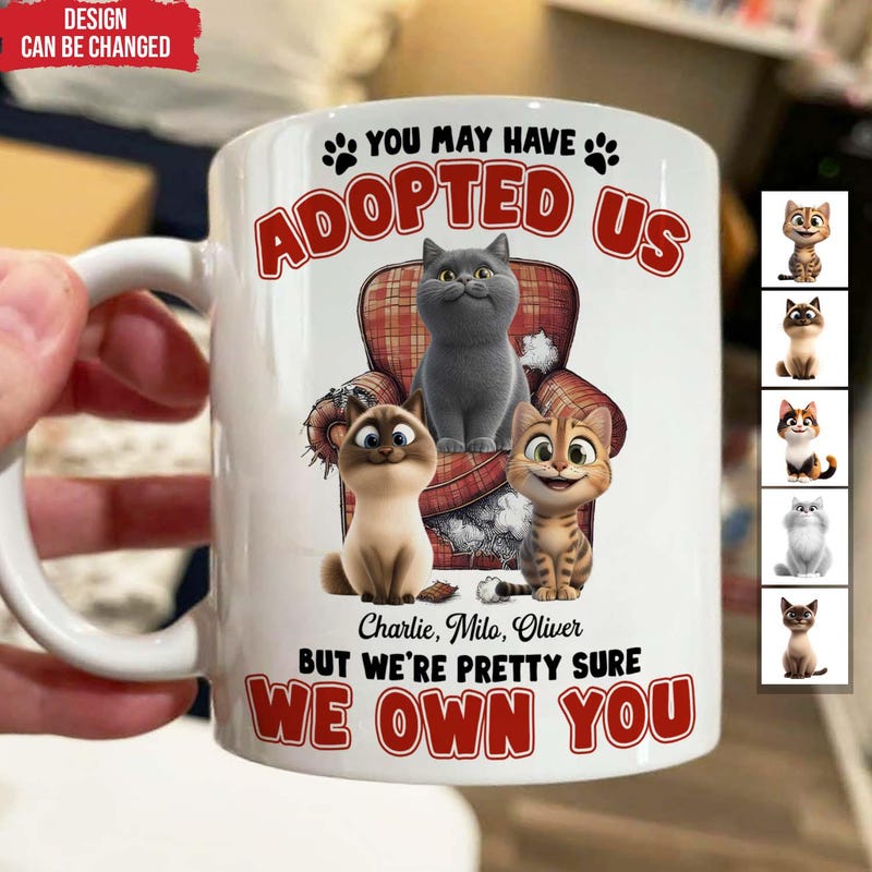 Cat Mugs Adopted - Etsy