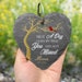 God Has You in His Arms Memorial Photo, Personalized Garden Slate ...
