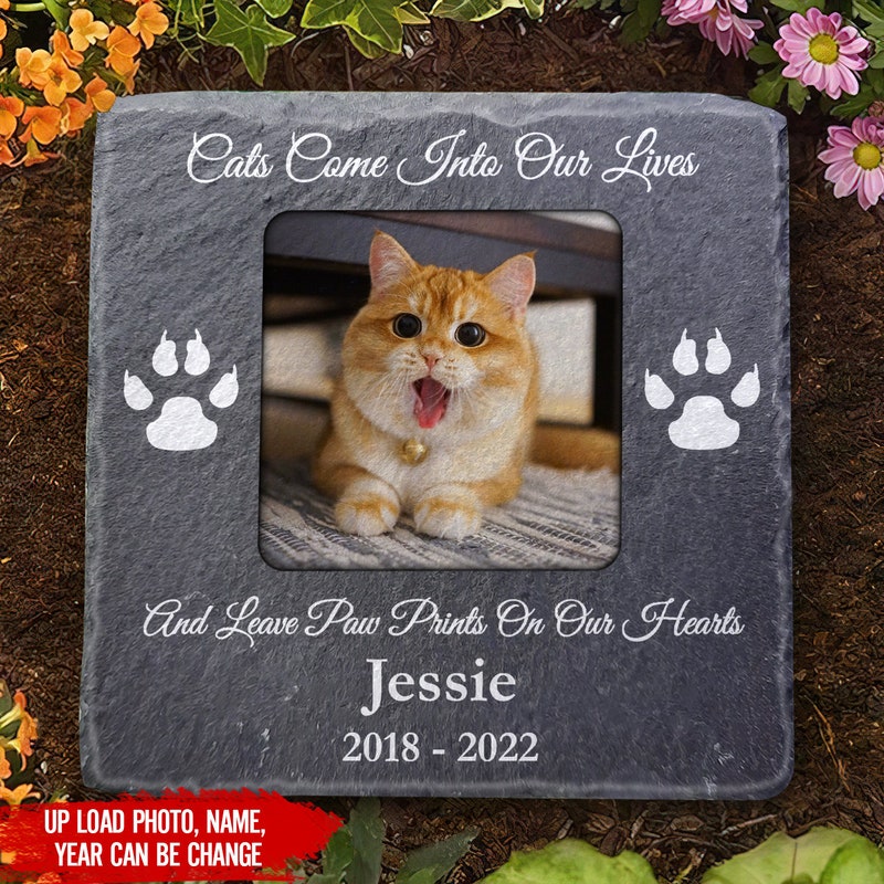 Cat Memorial Stone - Etsy