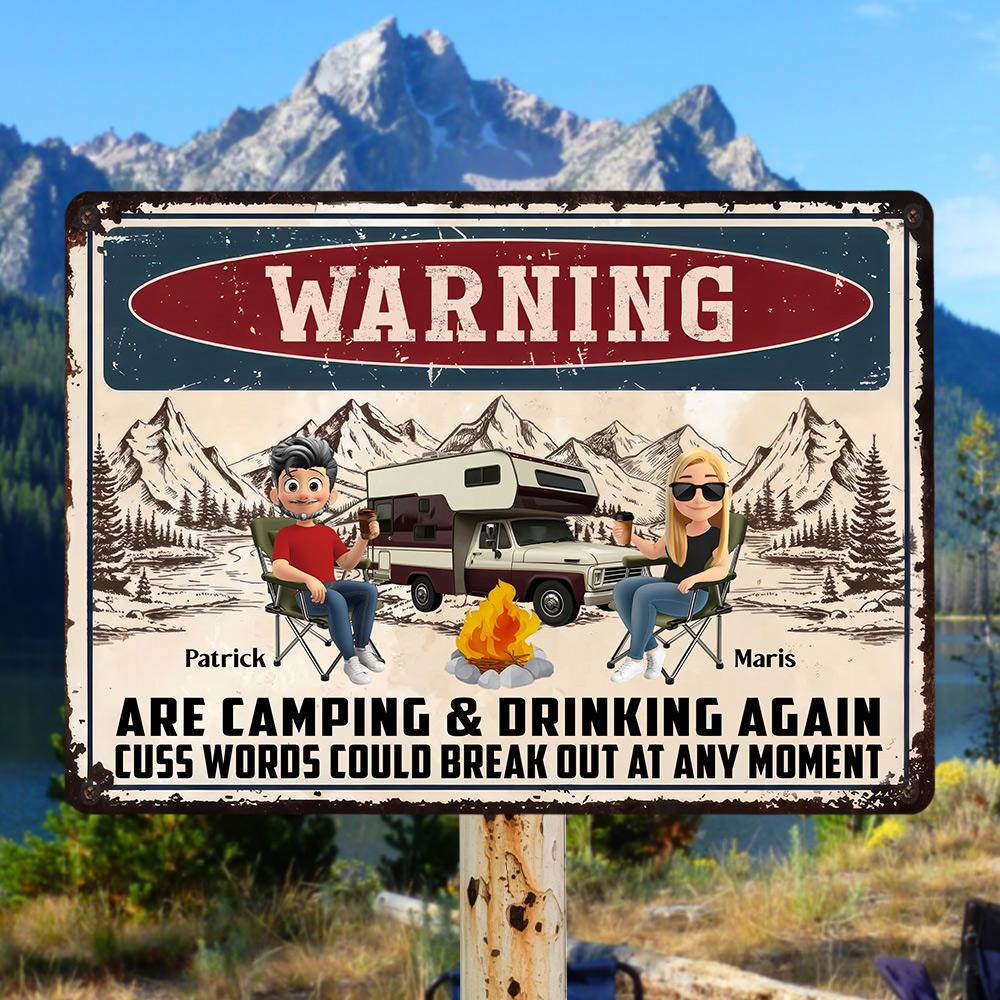 Camping, Drinking & Cuss Words May Occur - Personalized Camping Gifts ...