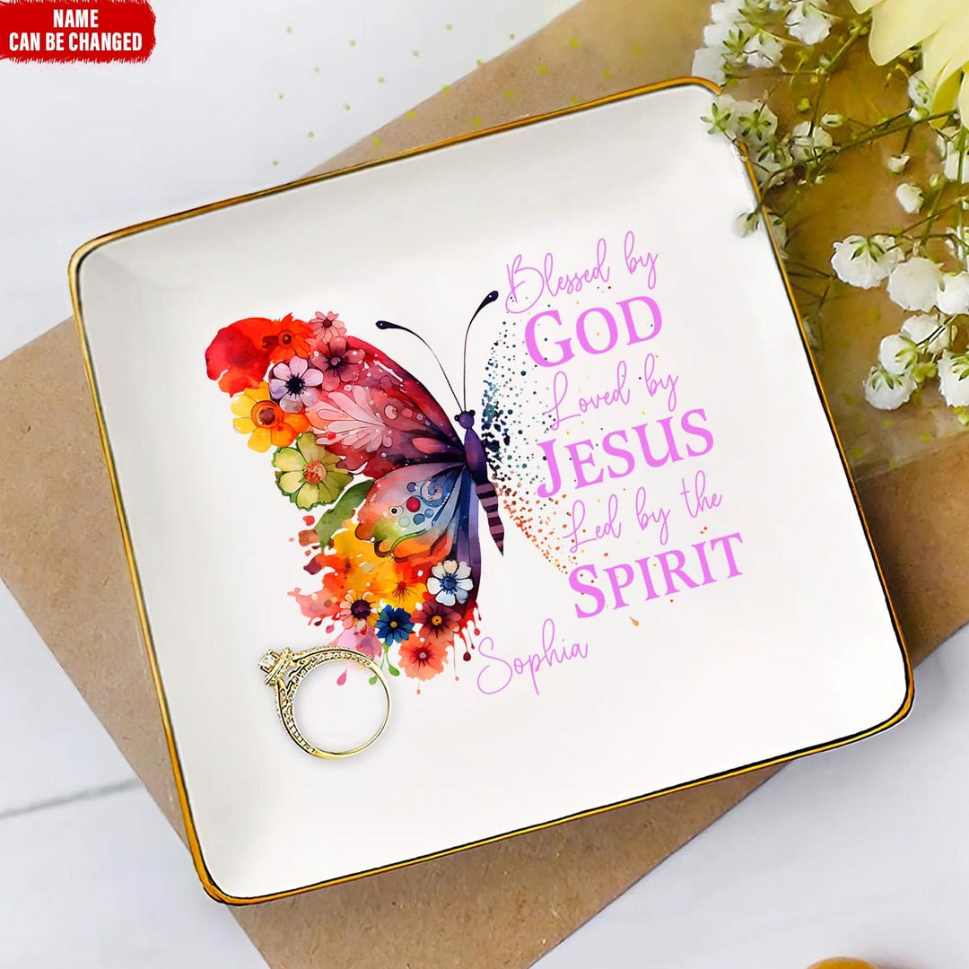 Blessed by God Loved by Jesus Led by the Spirit - Personalized Jewelry ...