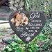 God Has You in His Arms Memorial Photo, Personalized Garden Slate ...