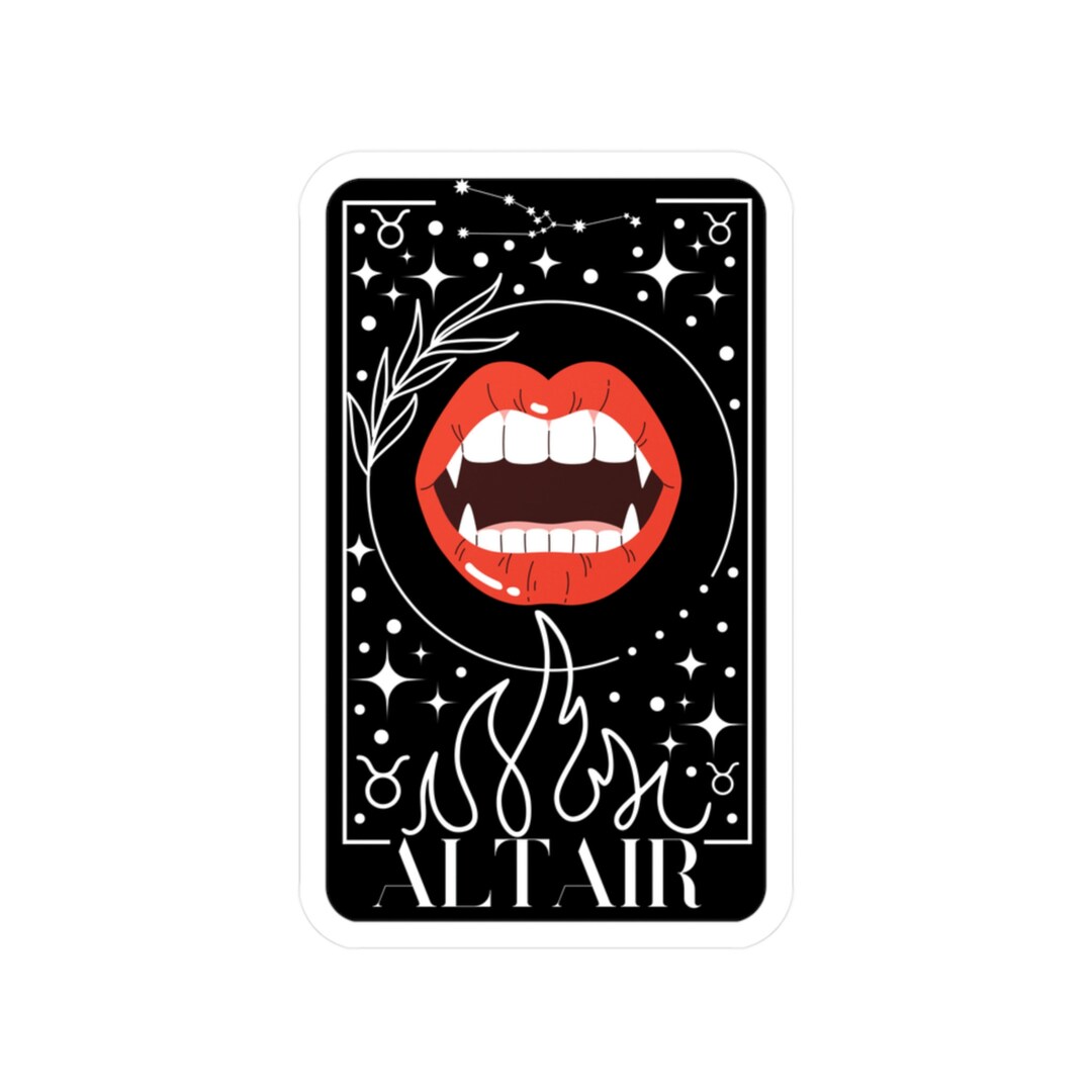 Caleb Altair Zodiac Academy Taurus Vampire Sticker - Etsy
