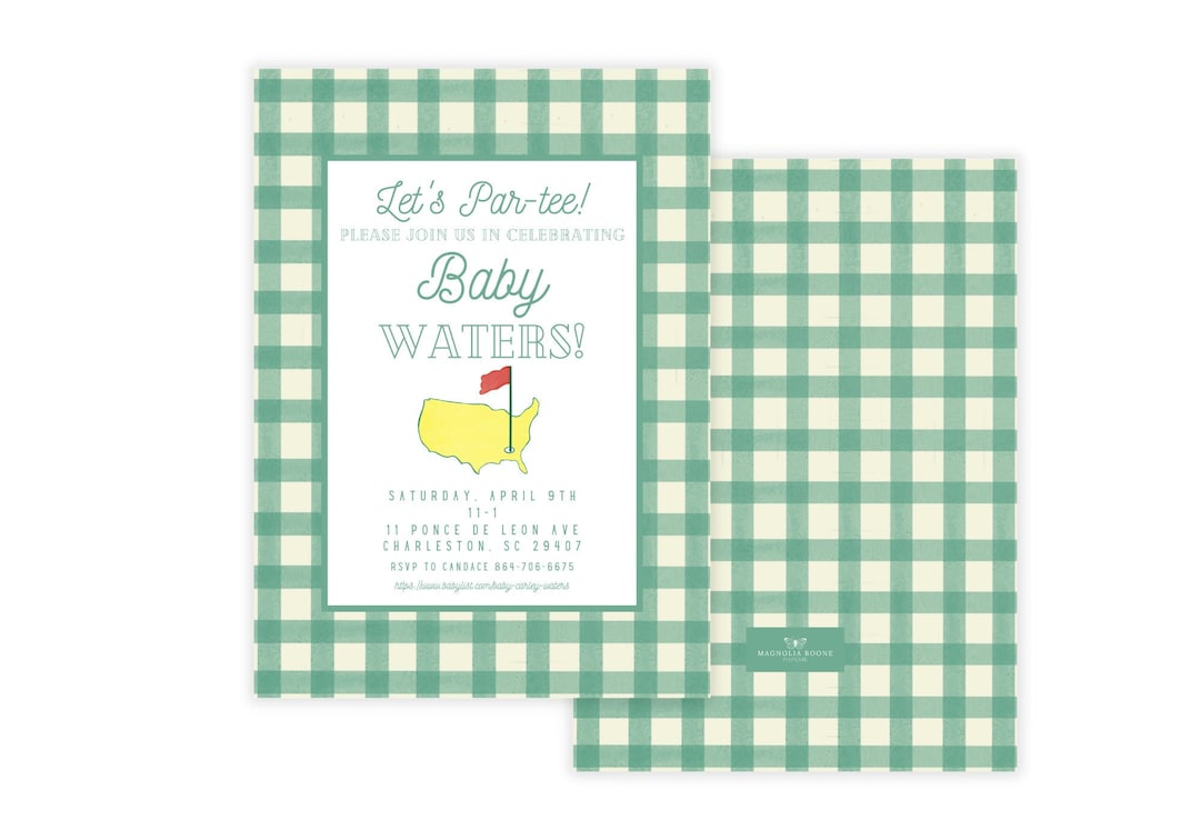 Golf Masters First Birthday Party, Golf Birthday Party, First Birthday ...