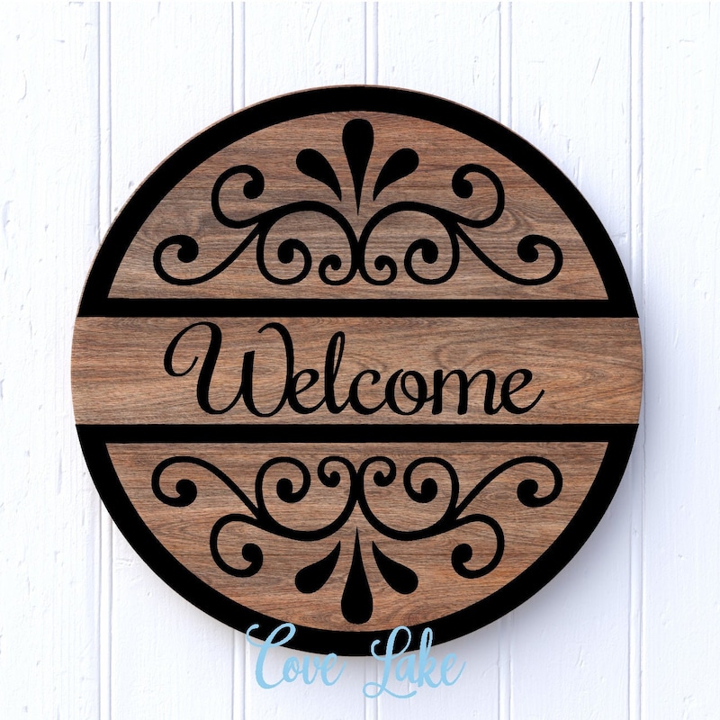 Laser Cut Welcome Sign - Etsy