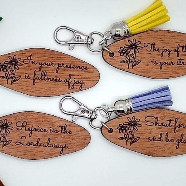Scripture Key Chain - Etsy