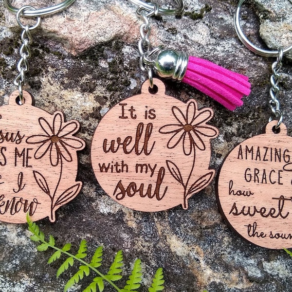 Scripture Key Chain - Etsy