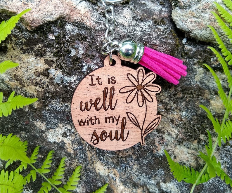 Inspirational Hymns Keychain SVG Bundle Positive Affirmations - Etsy