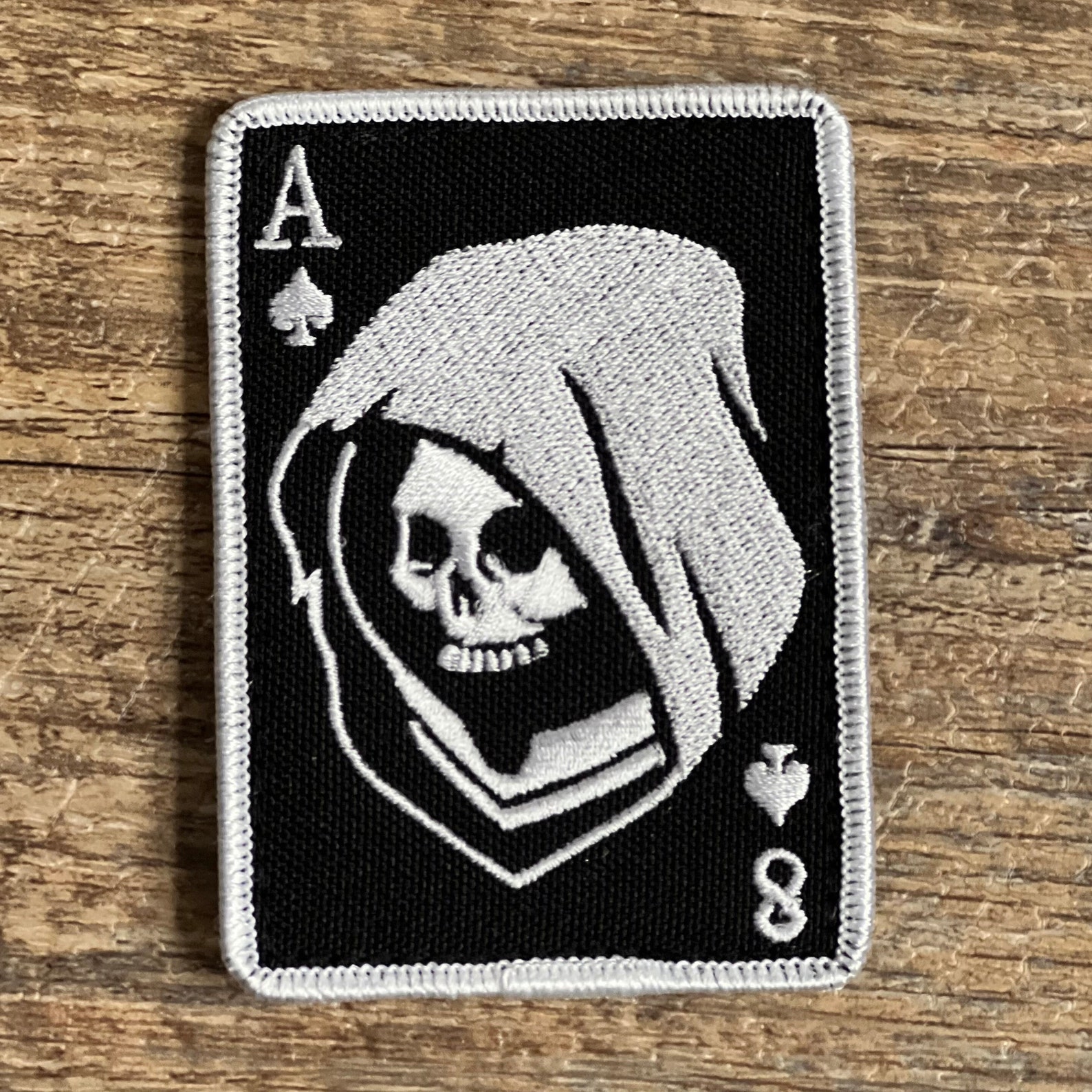 Aces and Eights Reaper Patch - Etsy