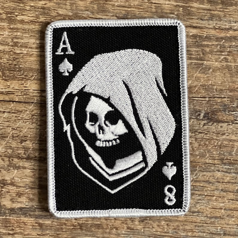 Aces and Eights Reaper Patch - Etsy