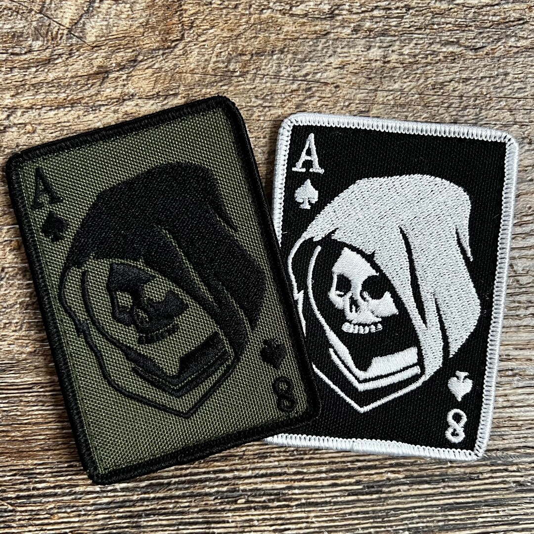 Aces and Eights Reaper Patch - Etsy