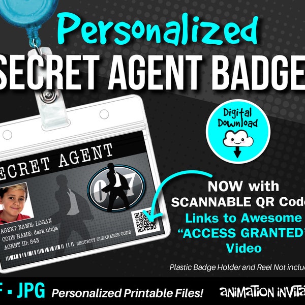 Spy Party Badges - Etsy