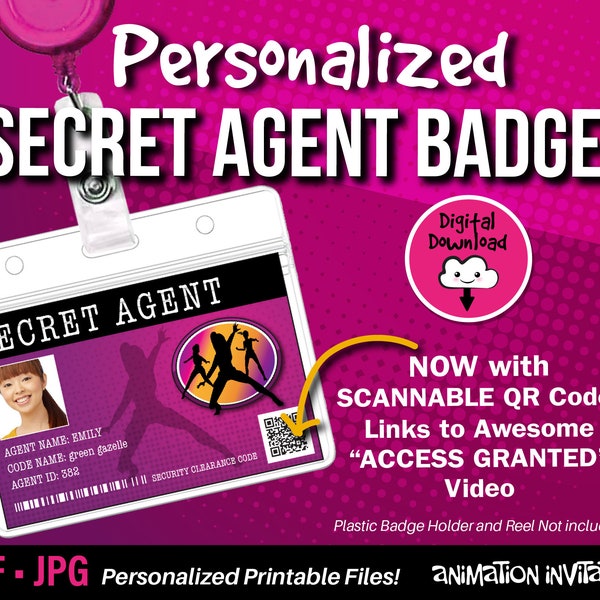 Spy Id Badges - Etsy