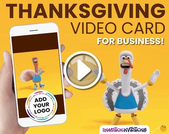 Thanksgiving Animated Card - Etsy