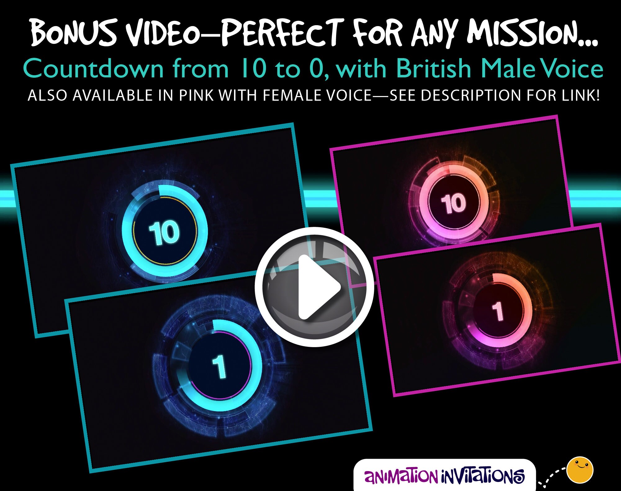 Secret Agent Mission Intro Video With Bonus 10 Second | Etsy