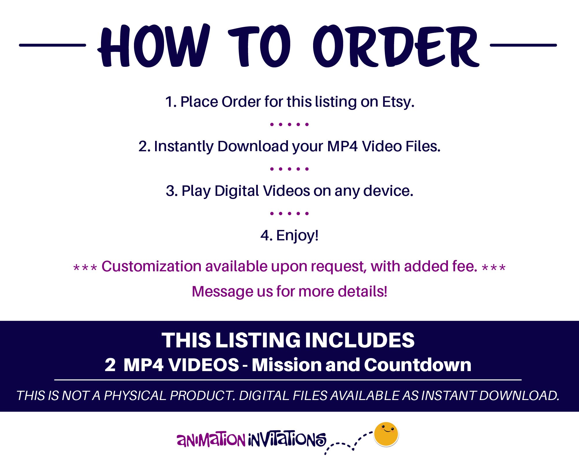 Secret Agent Mission Intro Video With Bonus 10 Second | Etsy