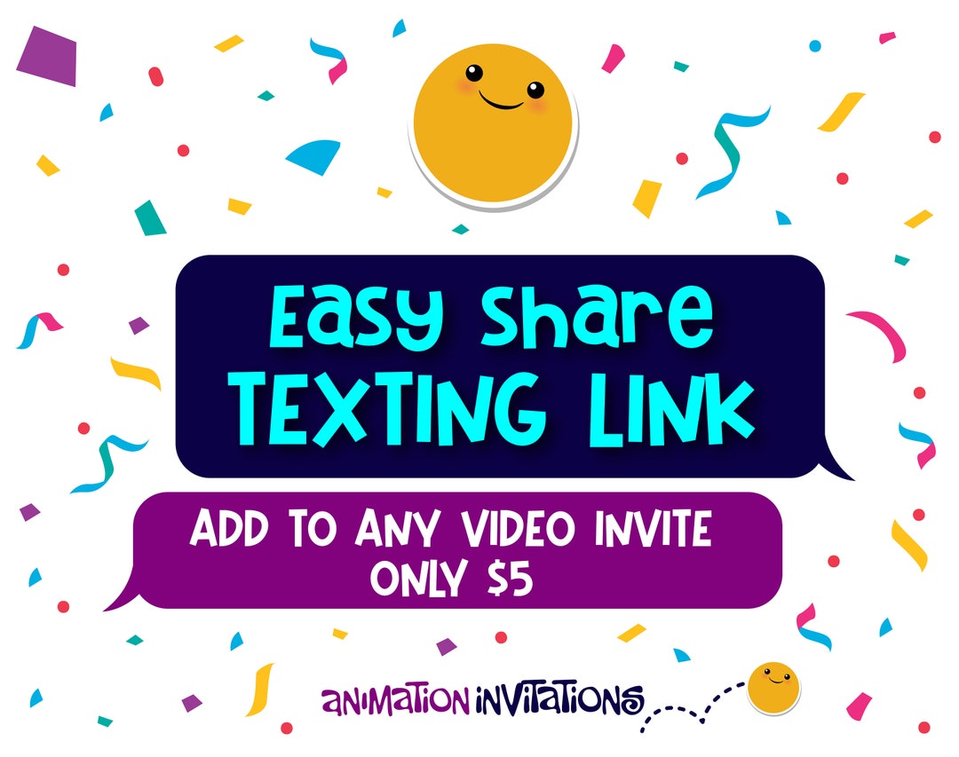 Easy Sharing Link — the EASIEST Way to Text Your MP4 Video Invitation ...