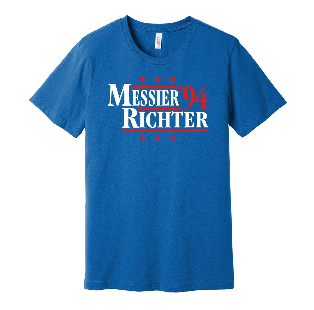 Messier & Richter '94 - Political Campaign Parody Tee - Hockey Legends ...
