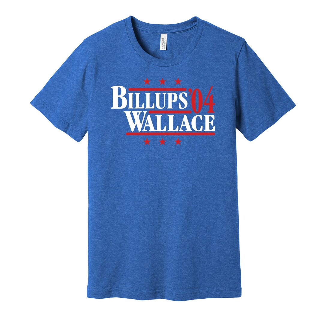 Billups & Wallace '04 - Political Campaign Parody Tee - Basketball ...