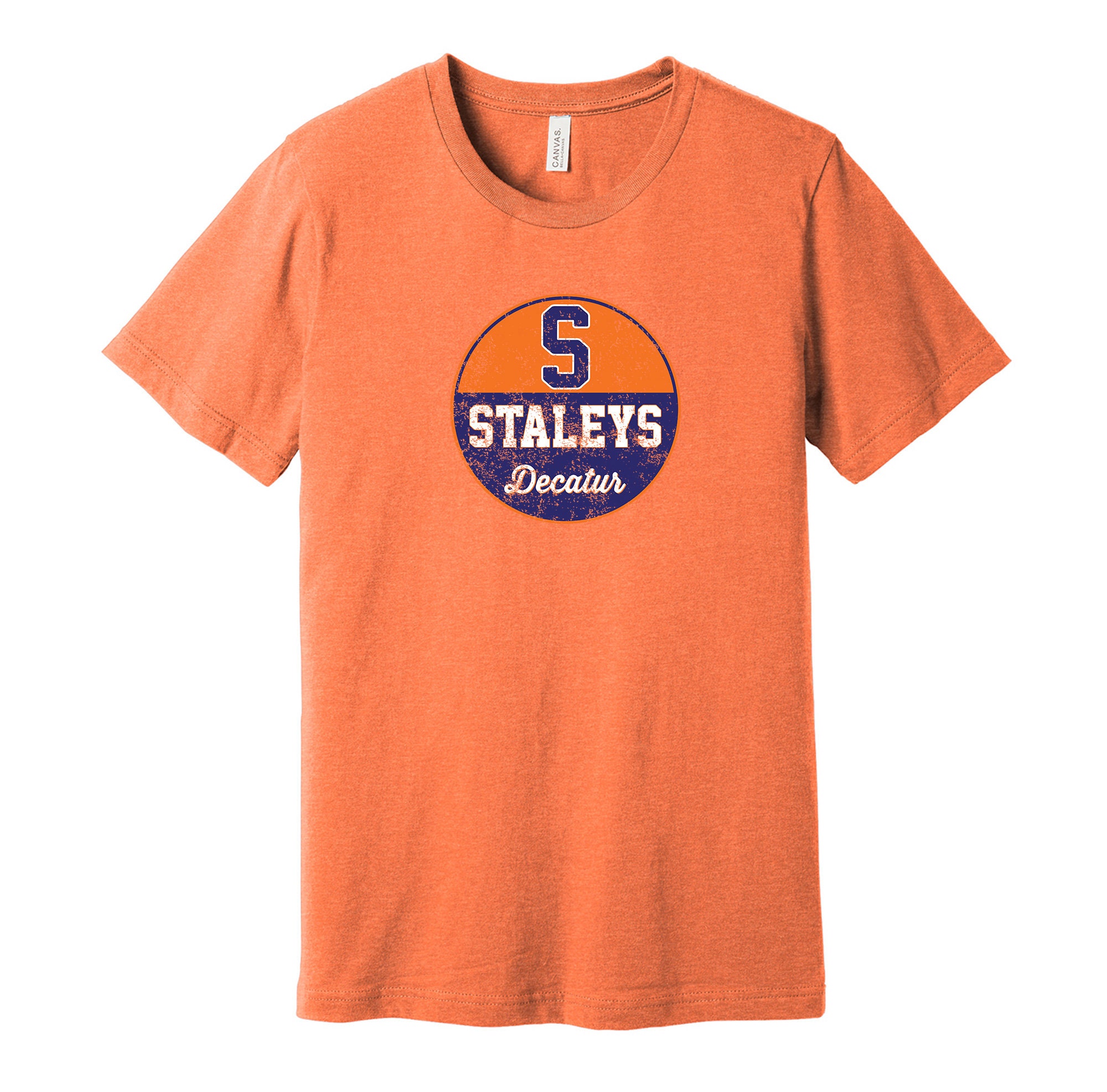 Decatur Staleys Throwback Tee Retro Distressed Logo Defunct - Etsy