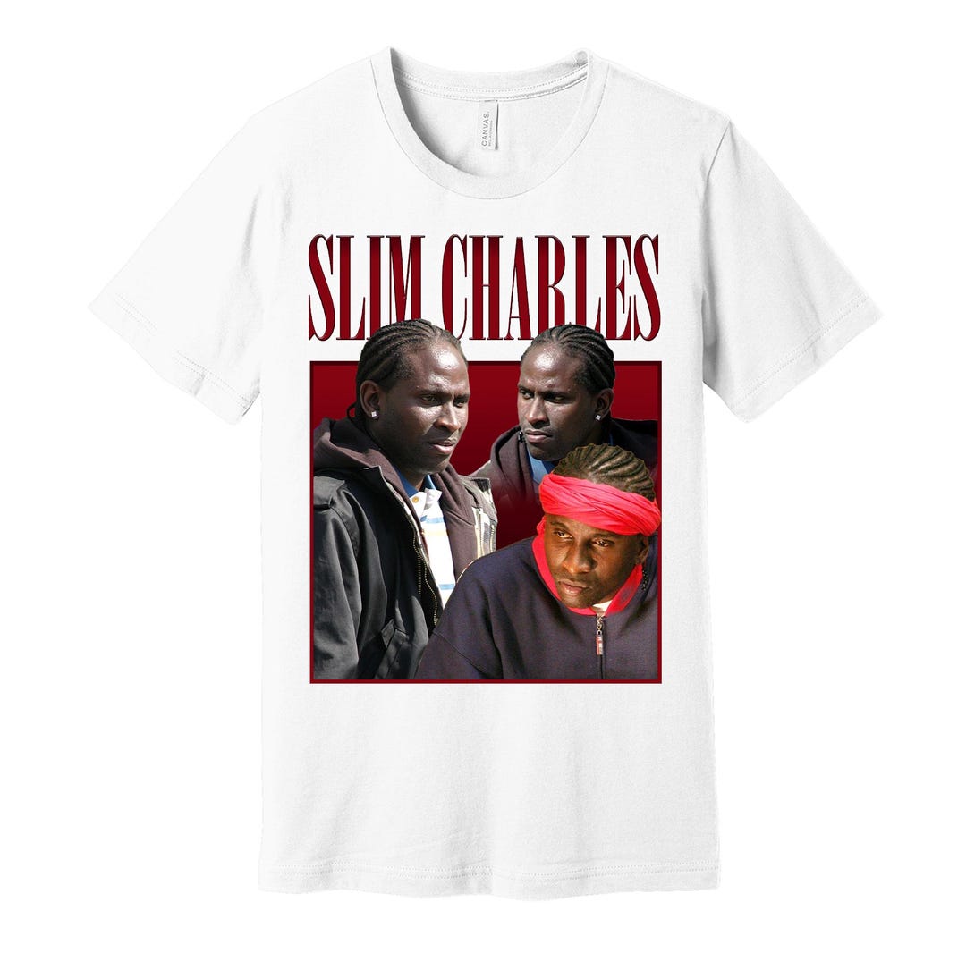 Slim Charles Oversized Graphic Street Fashion T-shirt - the Wire Fan ...