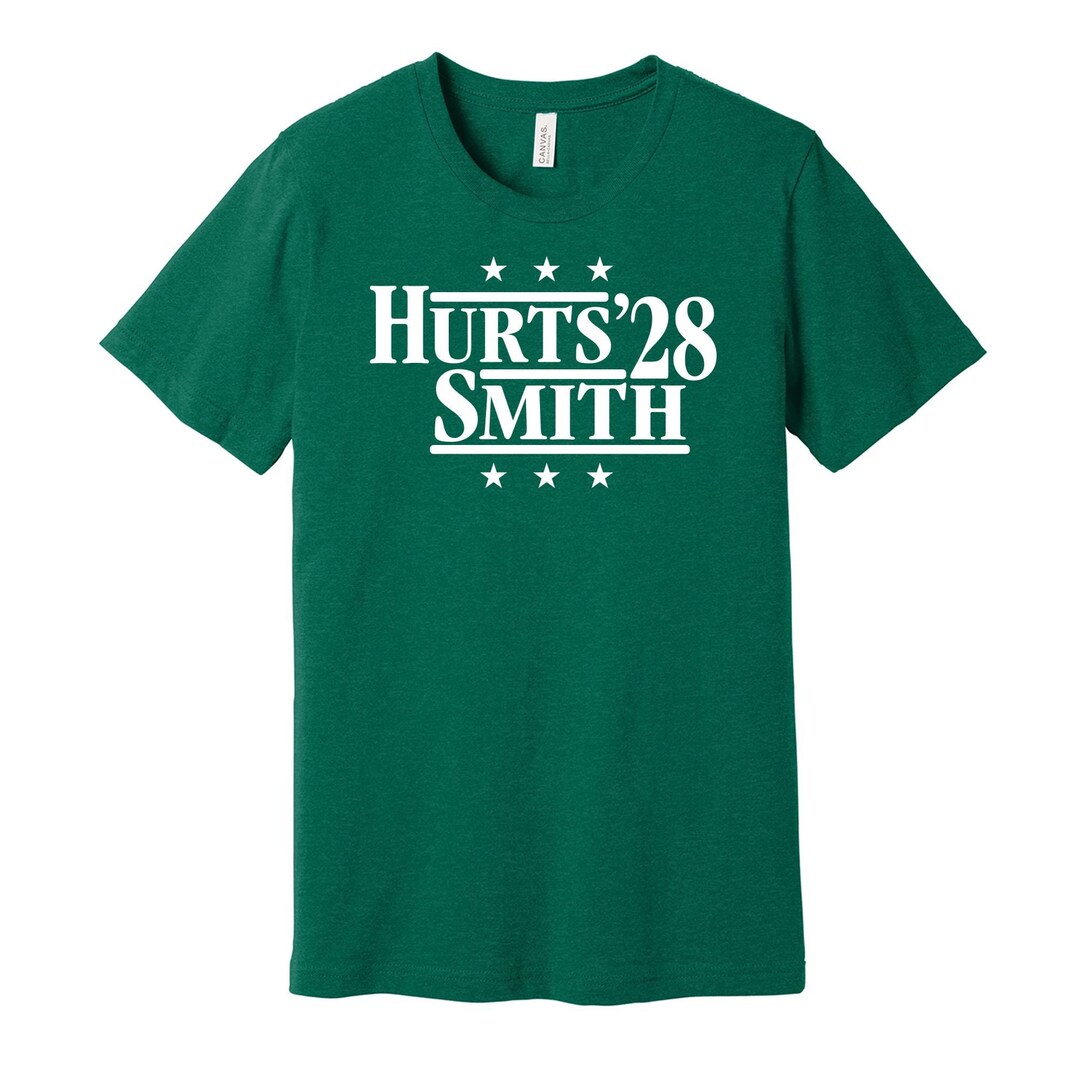Hurts & Smith '28 - Political Campaign Parody Tee - Football Legends ...