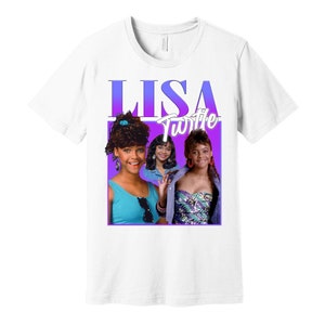 Lisa Turtle Oversized Graphic Street Fashion T-shirt - Saved by the Bell Lover - Lark Voorhies ...