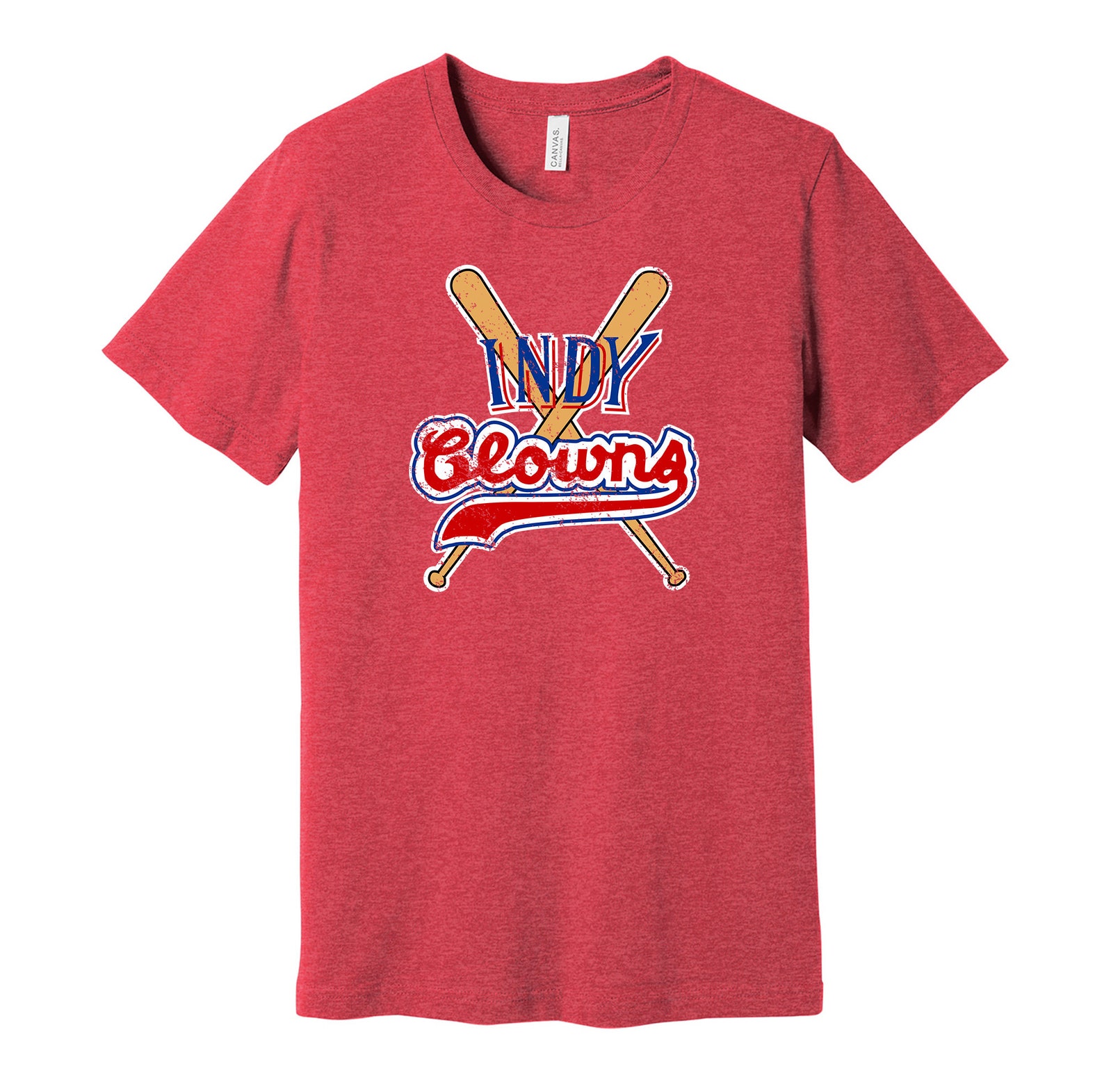 Indy Clowns Throwback Tee - American Negro League Baseball Team S M L ...