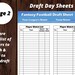 Fantasy Football Draft Kit 2026 | Draft Day Sheets | Draft Recap ...