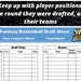 Editable Fantasy Basketball Draft Sheets 2023 Season Microsoft Word ...