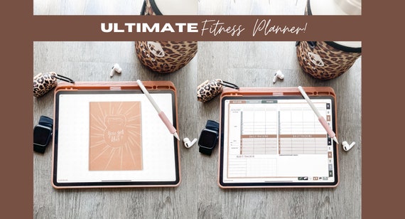 Ultimate Fitness Planner Habit Tracker Sleep Tracker Meal | Etsy
