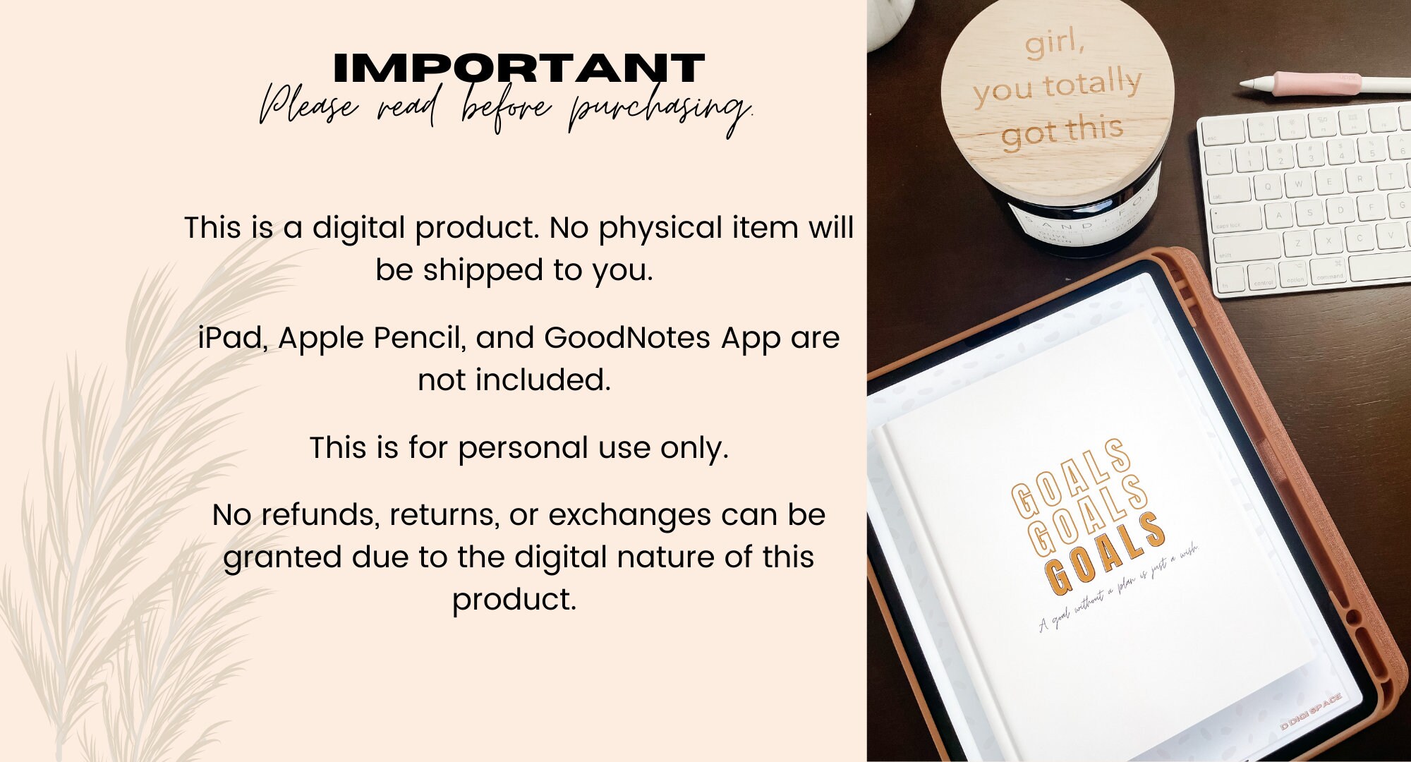 The Goal Digger | Digital Goal Setting & Tracker Guide - Etsy