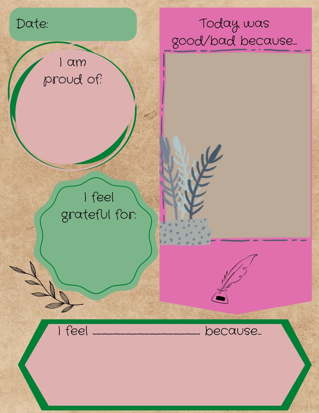 Reflection Journal Pack - Etsy