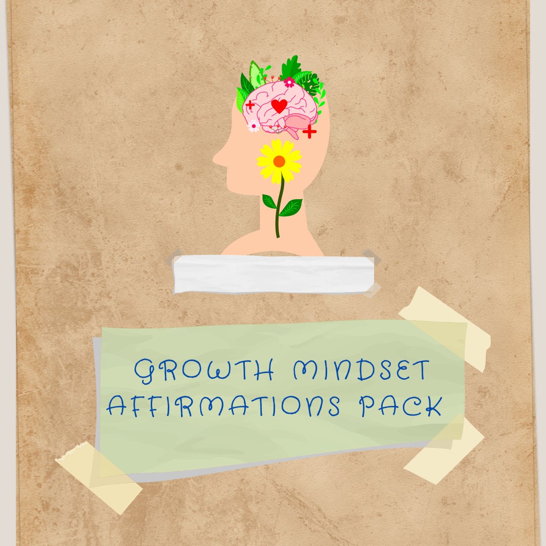 Growth Mindset Affirmation Poster Pack - Etsy