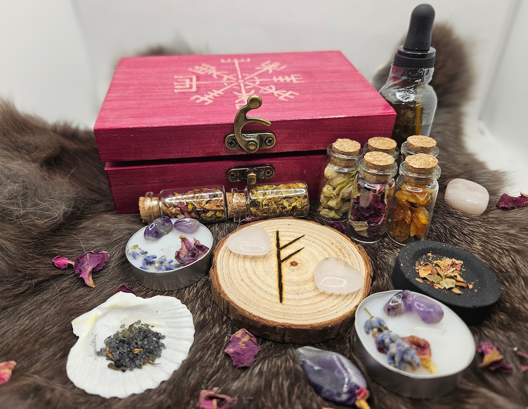 Freyja Altar Box, Valentines Love Ritual, Self Love Mini Altar, Love ...