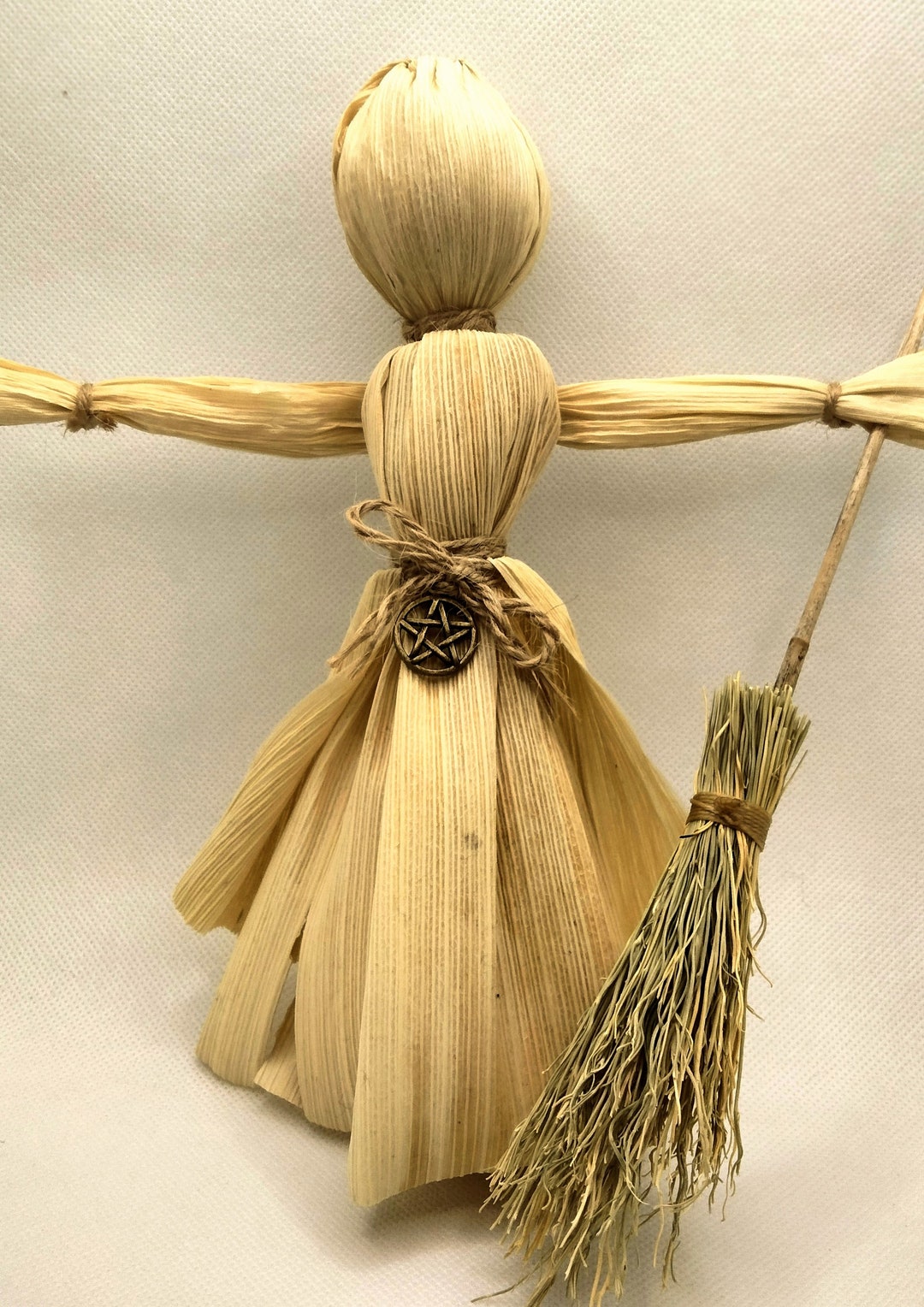 Witches Flight Corn Dolly, Corn Husk Doll, Pagan, Pagan Doll, Wheel of ...