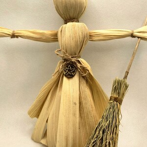 Witches Flight Corn Dolly, Corn Husk Doll, Pagan, Pagan Doll, Wheel of ...