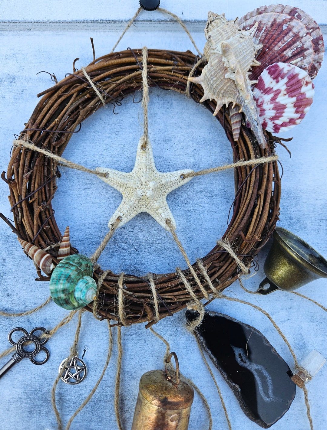 Beltane Summer Ward, Sea Witch Protection Ward, Wiccan, Witches Bells ...