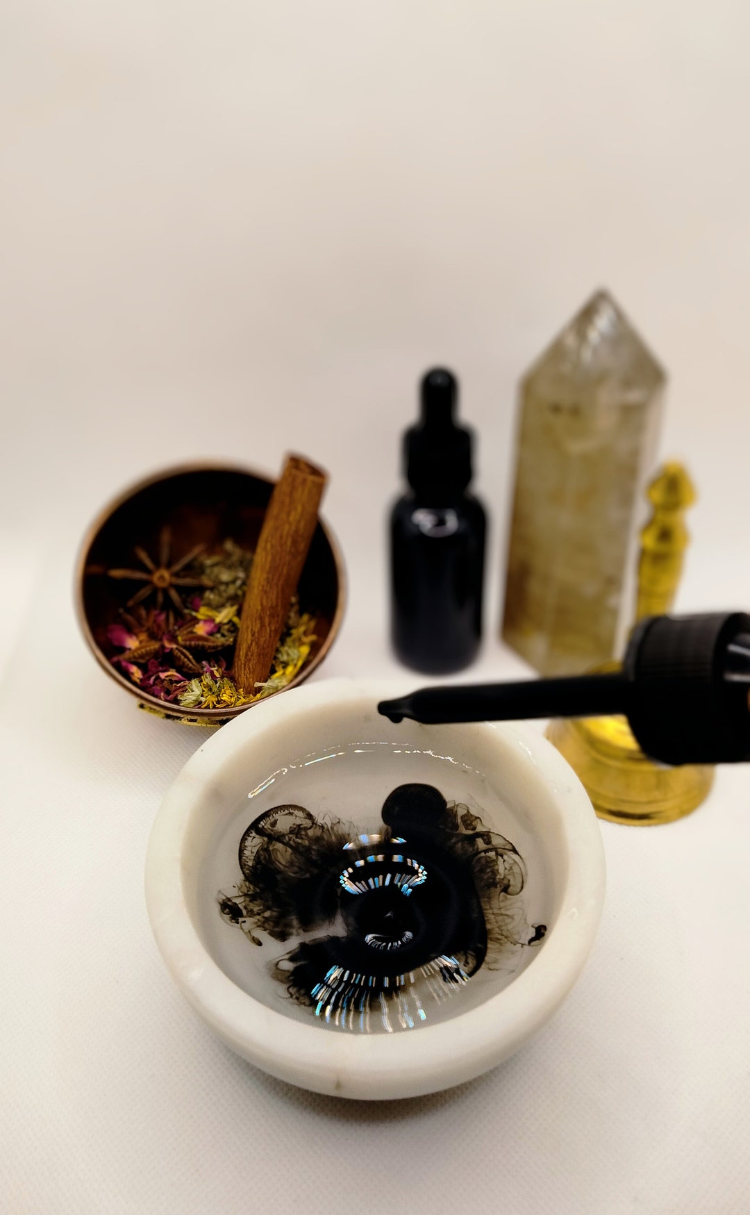 Ancestral Divination Ink, Samhain Scrying Ink, Infused Ink, Herbal Ink ...