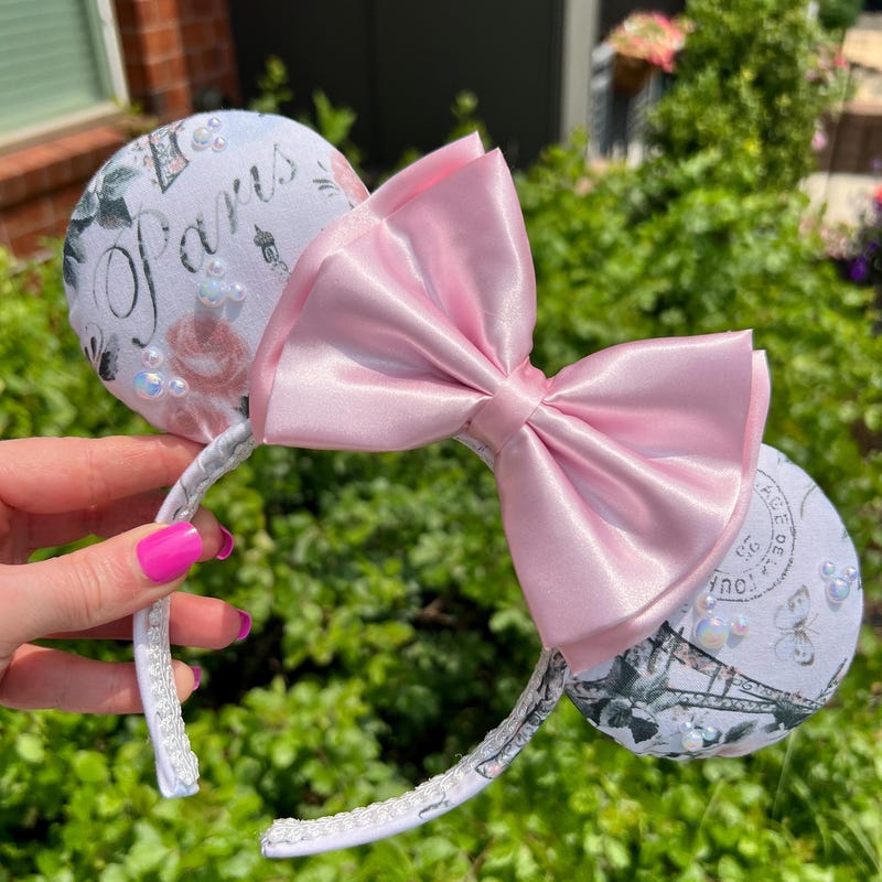 Pink Paris Minnie Ears - Etsy
