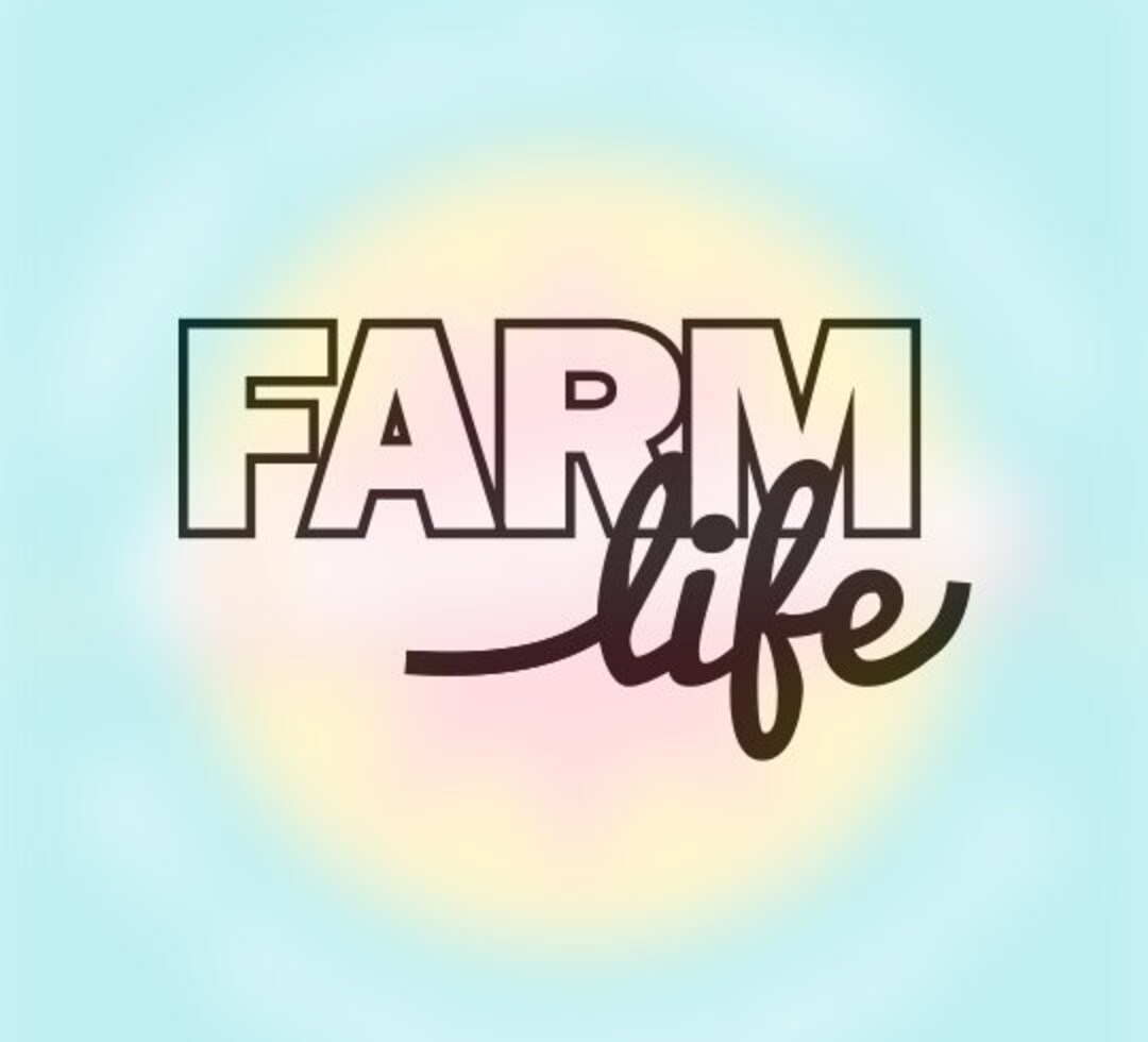 Farm Life Digital Cutfile SVG, PNG - Etsy