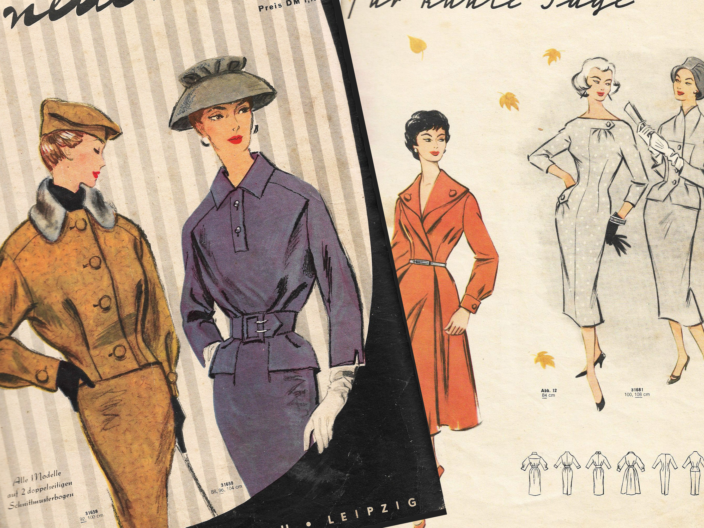 1952 Fashion Catalogue, Sewing Patterns Catalogue, Women, Children ...