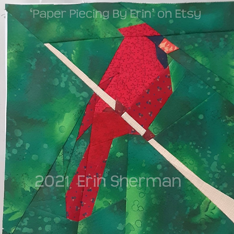 Cardinal Quilt Pattern - Etsy