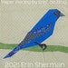 Indigo Bunting Paper Piecing Pattern - Etsy